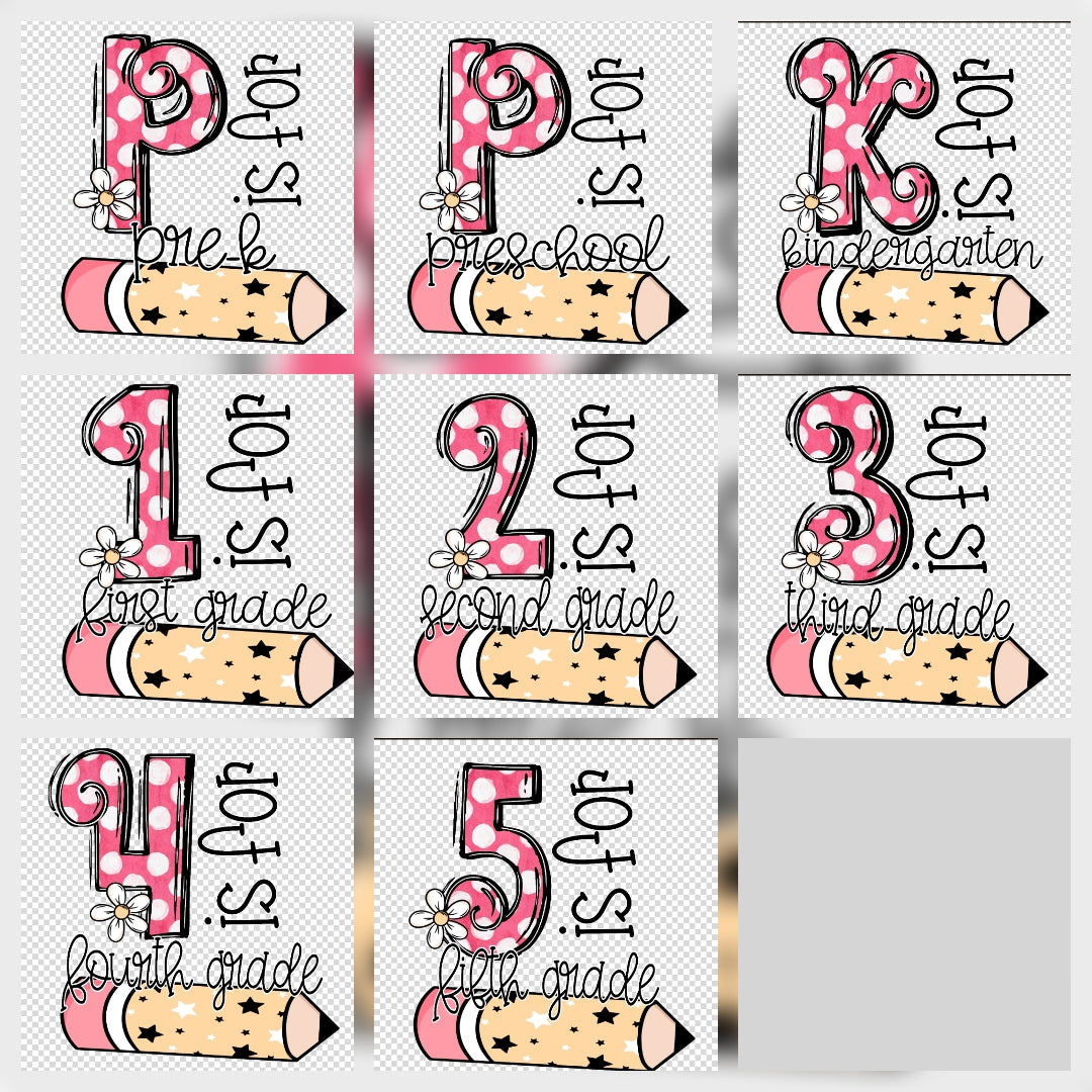 Adult back to school Grade – Carlee's Customs
