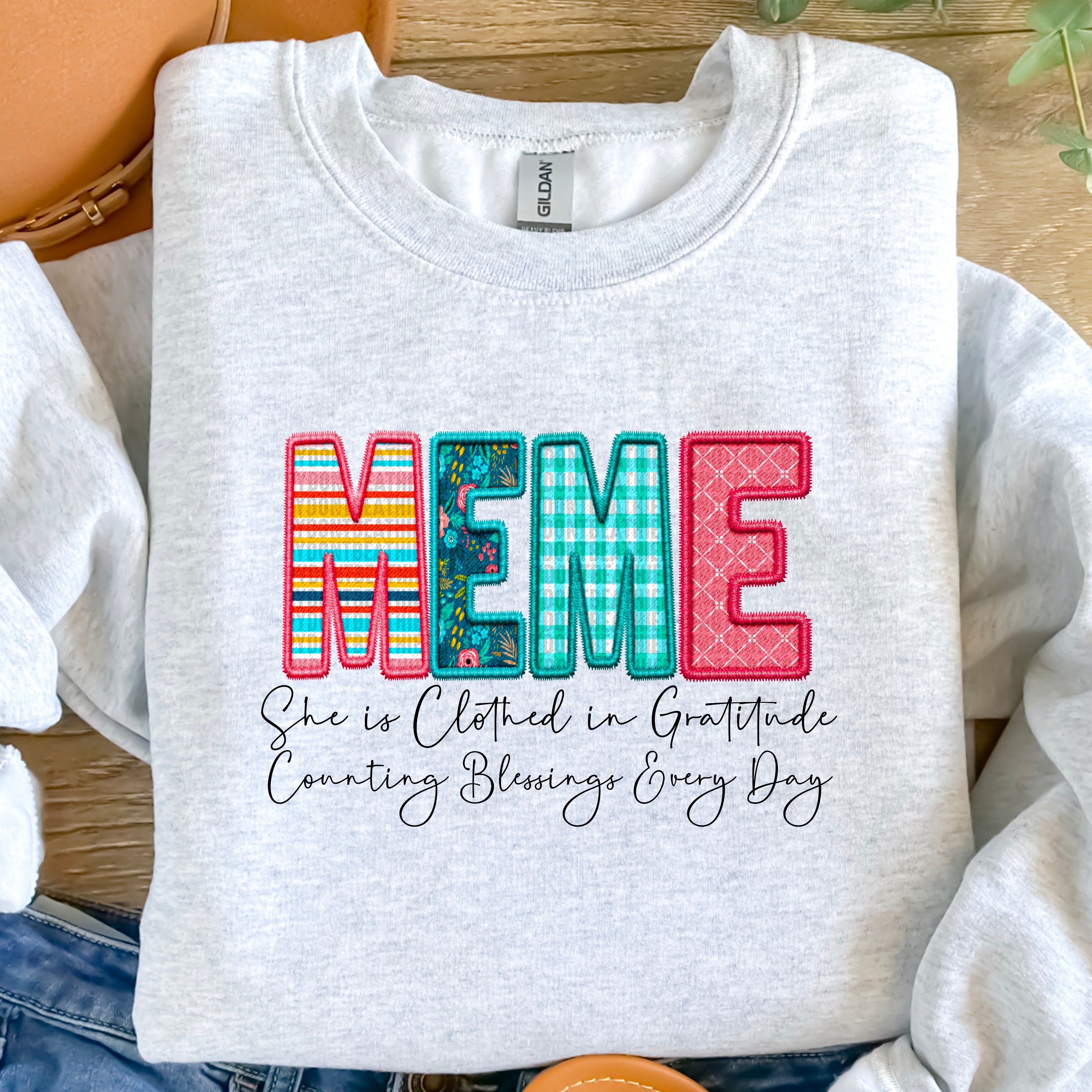 Meme Clothed in Gratitude – Carlee's Customs