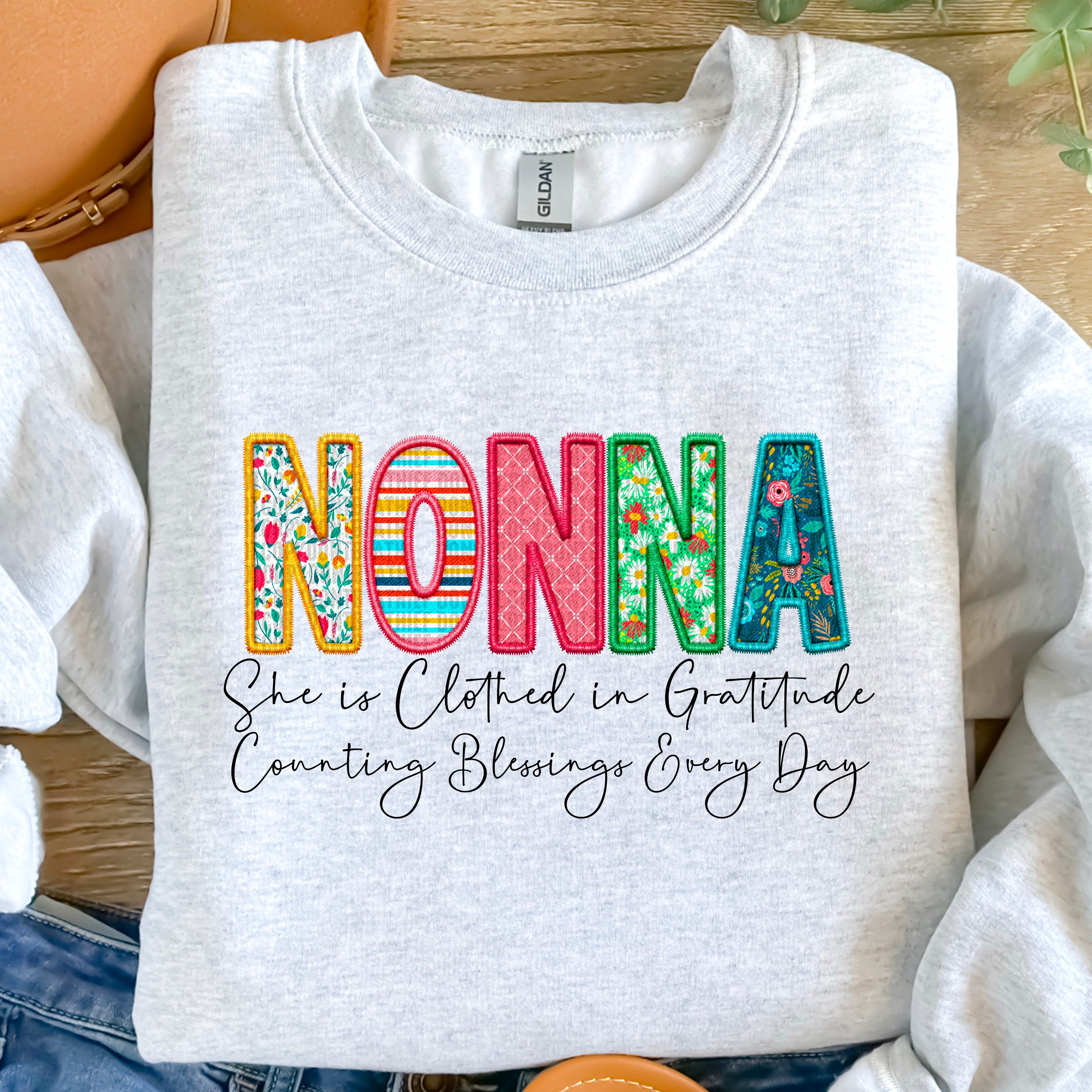Nonna Clothed in Gratitude – Carlee's Customs