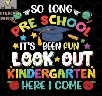 So Long Preschool – Carlee's Customs