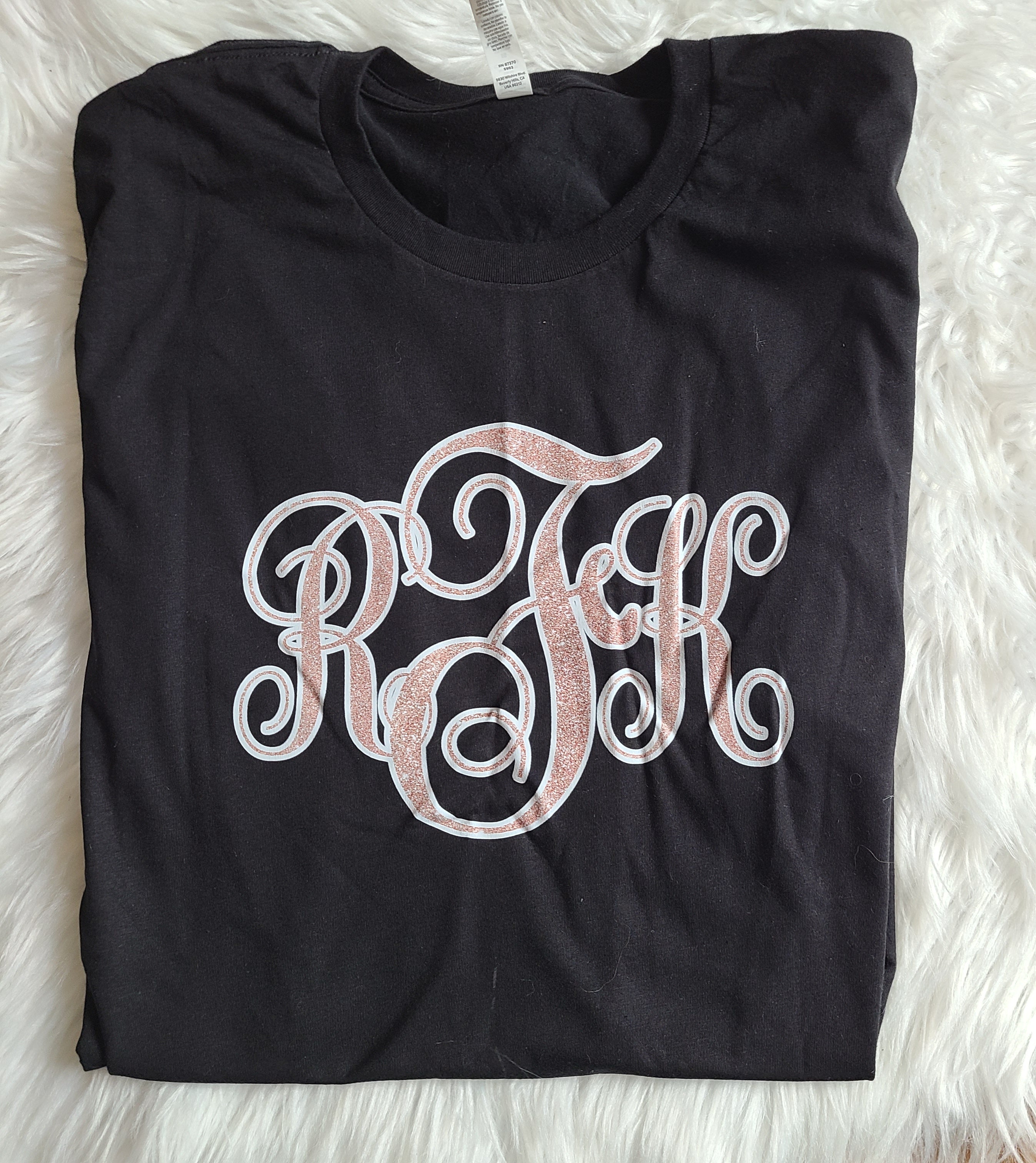Rose gold Monogram – Carlee's Customs